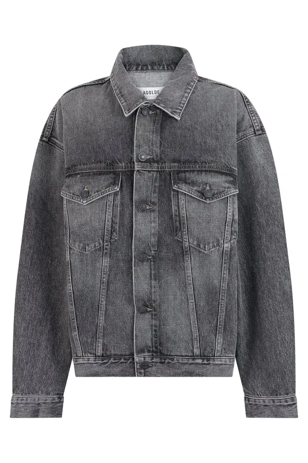 AGOLDE Classic Denim Jacket - Grey
