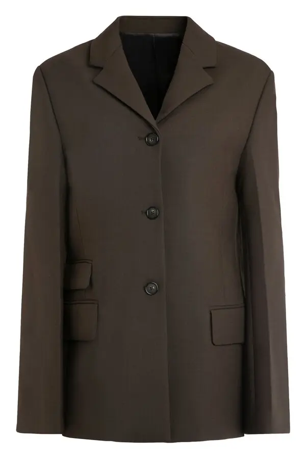 TOTEME Straight Single-breasted Blazer - Brown