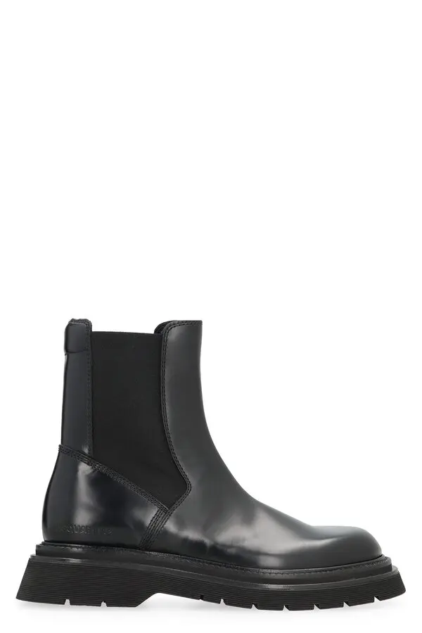 Dsquared2 Patent Leather Chelsea Boots