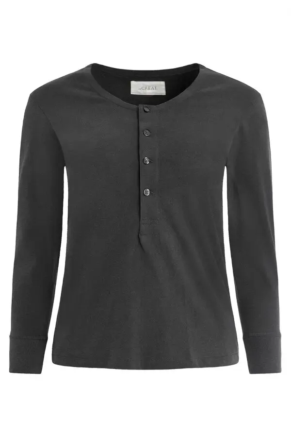 The Great. The Long Sleeve Crop Tee