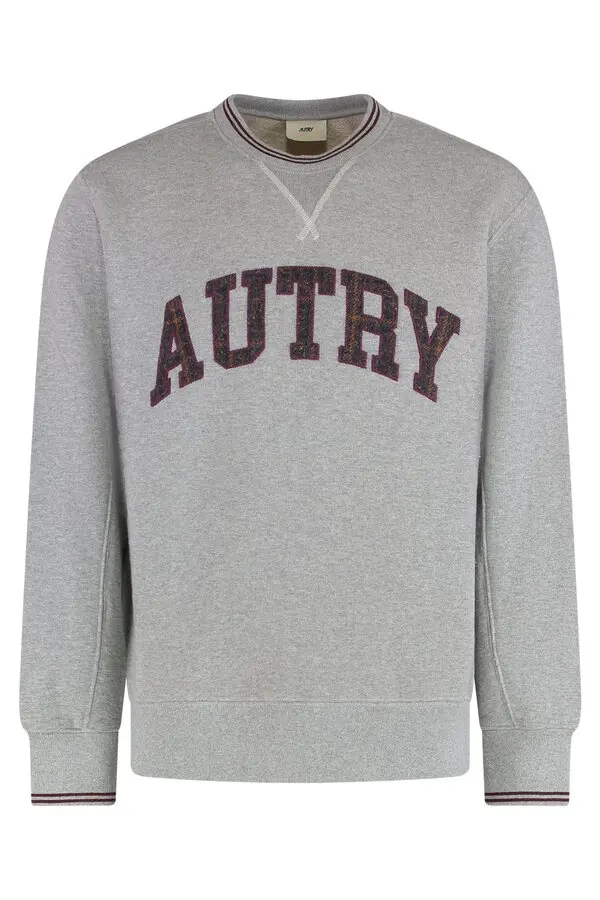 AUTRY Logo Detail Cotton Sweatshirt
