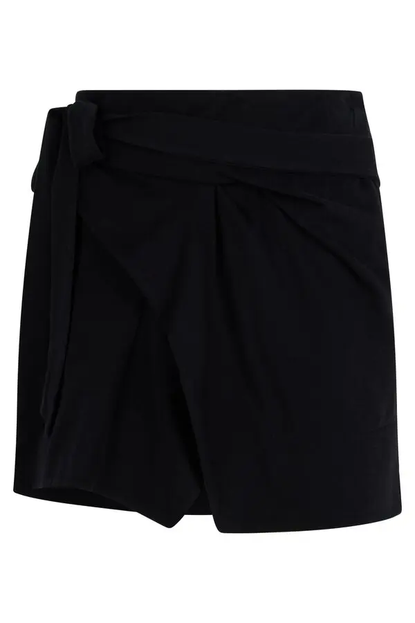 Isabel Marant Étoile Elegant Wrap Mini Skirt - Black