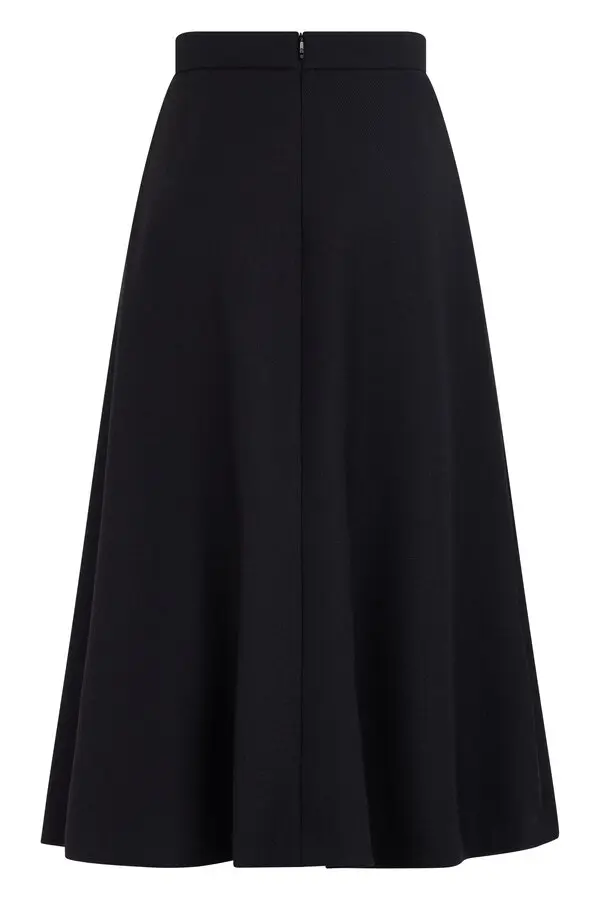 Moncler Wool Midi Tulle Dress