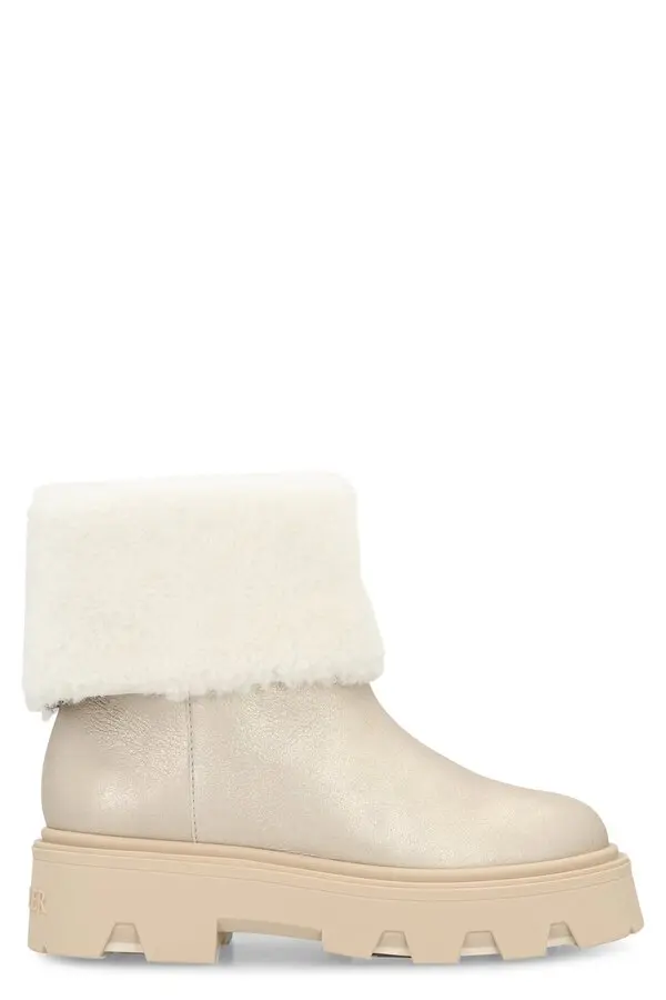 Moncler Aurea Mid Shearling Boots