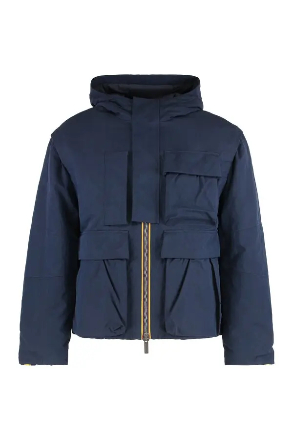 K-WAY Guillermo Cotton Feel Short Cotton Parka With Primaloft Padding