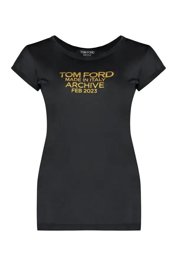 TOM FORD Silk Jersey T-shirt