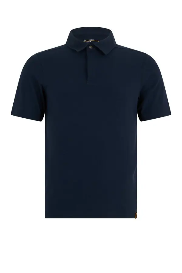 K-WAY Lightweight Short-sleeved Polo Shirt - Blue