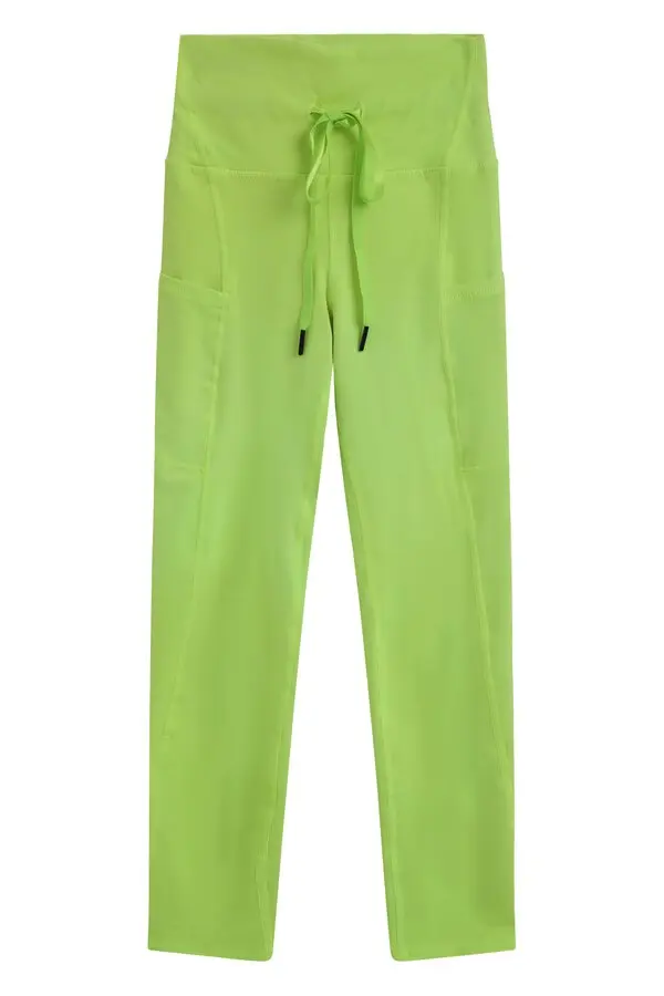 Electric & Rose Lightweight Trousers With Adjustable Waistband - Yellow