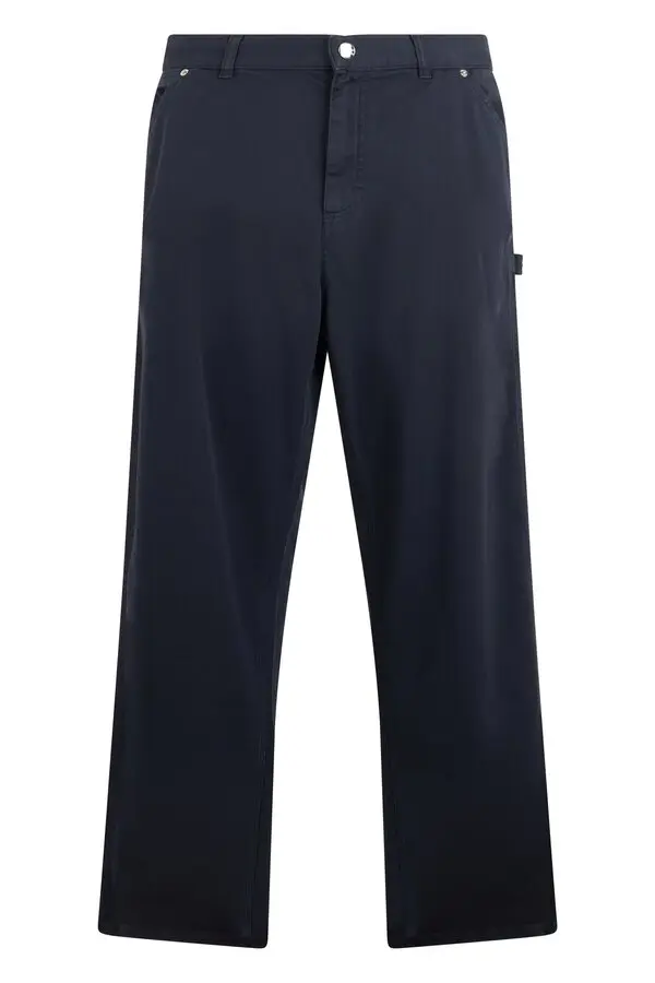 Moncler Classic Fit Gabardine Trousers