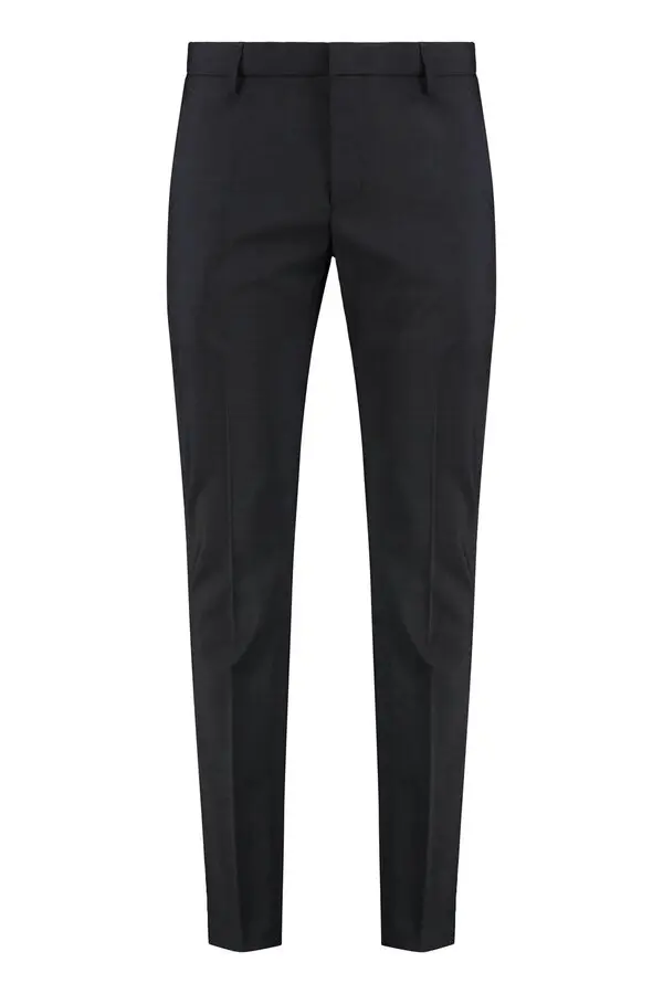 DONDUP Spiritissimo Virgin Wool Trousers - Grey