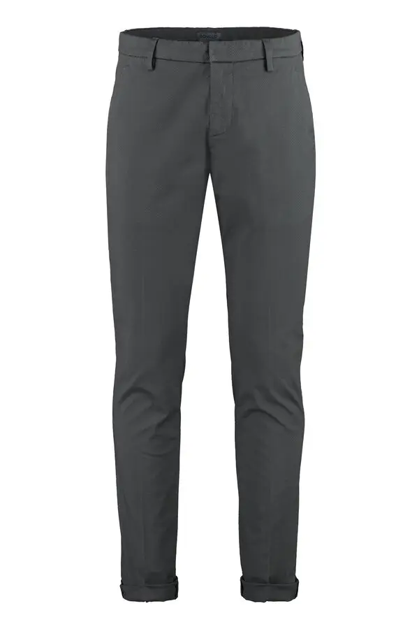 DONDUP Gaubert Stretch Cotton Trousers - Grey