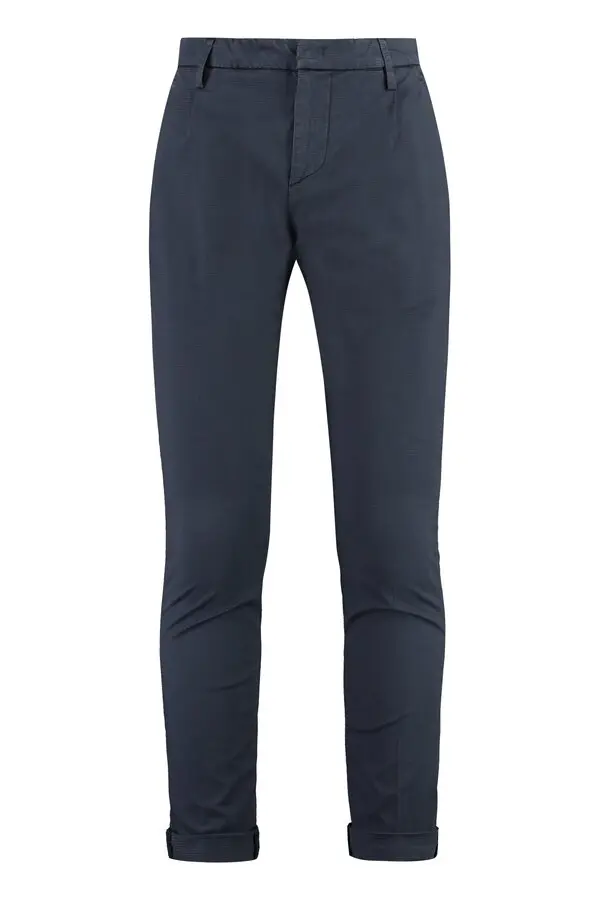 DONDUP Cotton Chino Trousers With Roll-up Cuffs