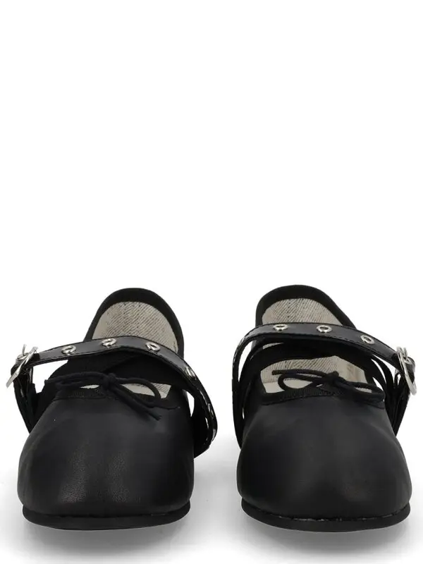 Repetto Elegant Calfskin Ballet Flats With Buckled Straps