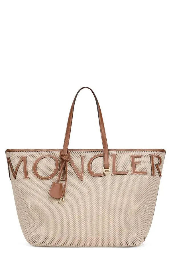 Moncler Elegant Spacious Tote Handbag 61 Cm X 38 Cm X 17.5 Cm