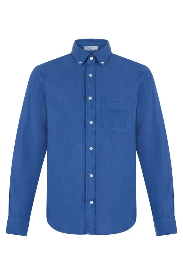 Gant Long Sleeved Linen Shirt For Ss26