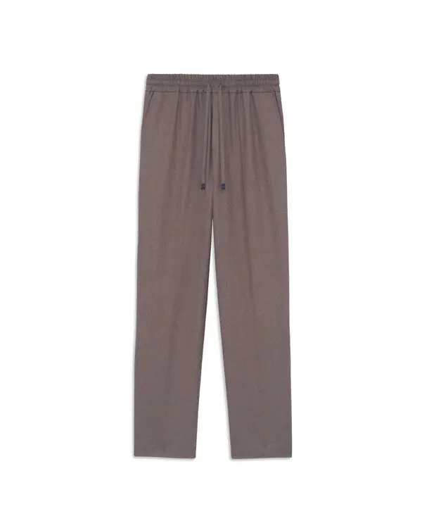 Drole De Monsieur Tailored Pleated Trousers With Drawstring Waist