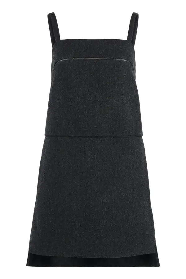 Max Mara Leale Mini Dress - Grey