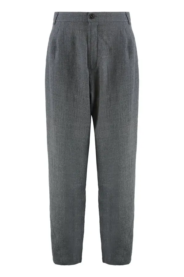 DARKPARK Phebe Wide-leg Japanese Light Wool Pants