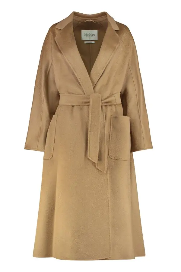 Max Mara Ludmilla Belted Cashmere Coat - Camel