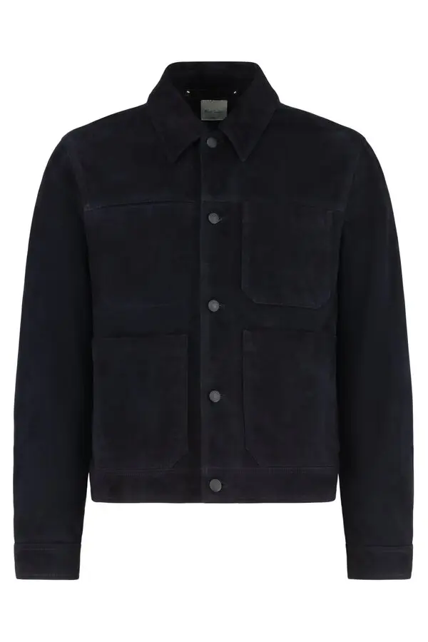 Paul Smith Suede Jacket With Four Front Pockets