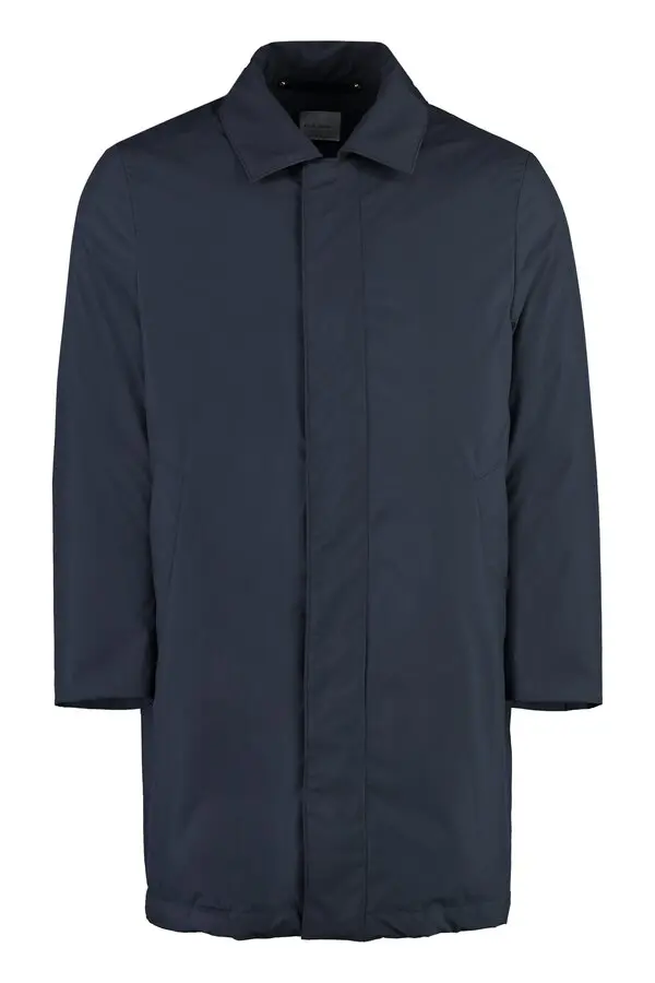 Paul Smith Technical Fabric Parka - Blue