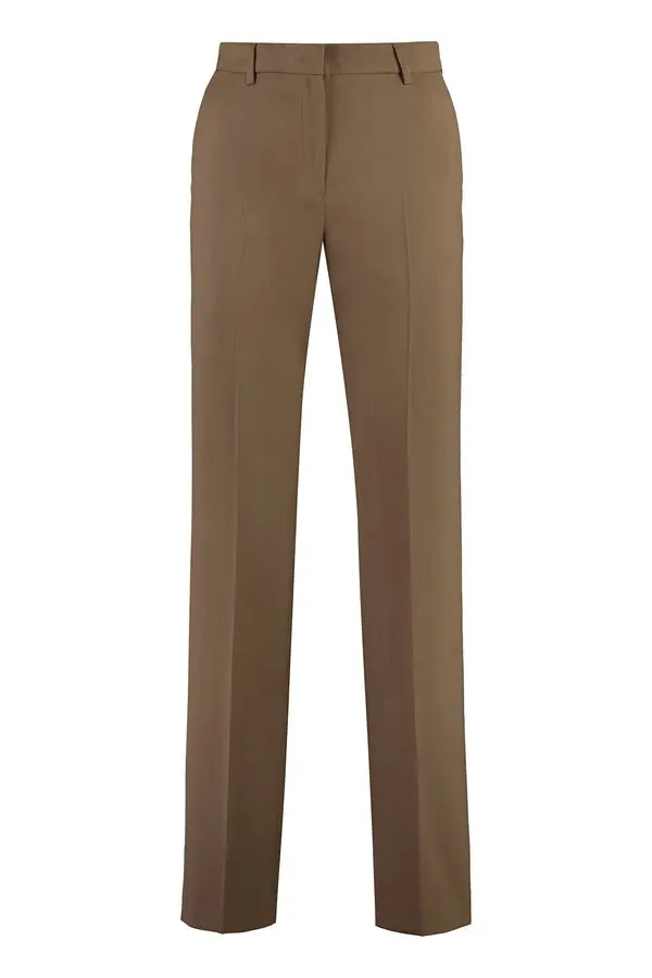PT TORINO Ambra Wool Blend Trousers - Camel