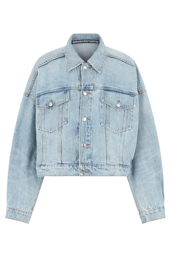 Alexander Wang Cropped Denim Jacket