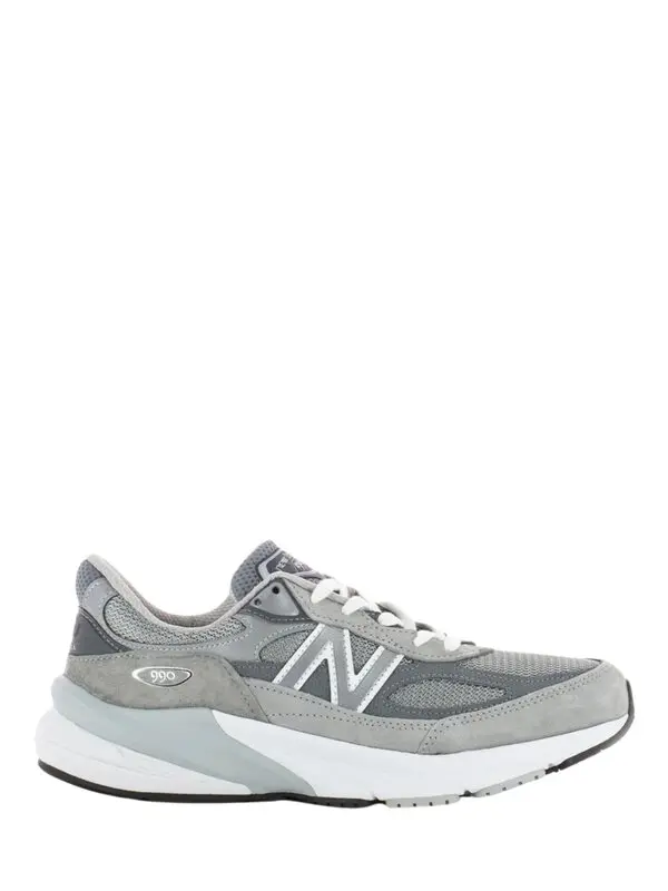 NEW BALANCE Suede Lace-up Sneakers - Grey