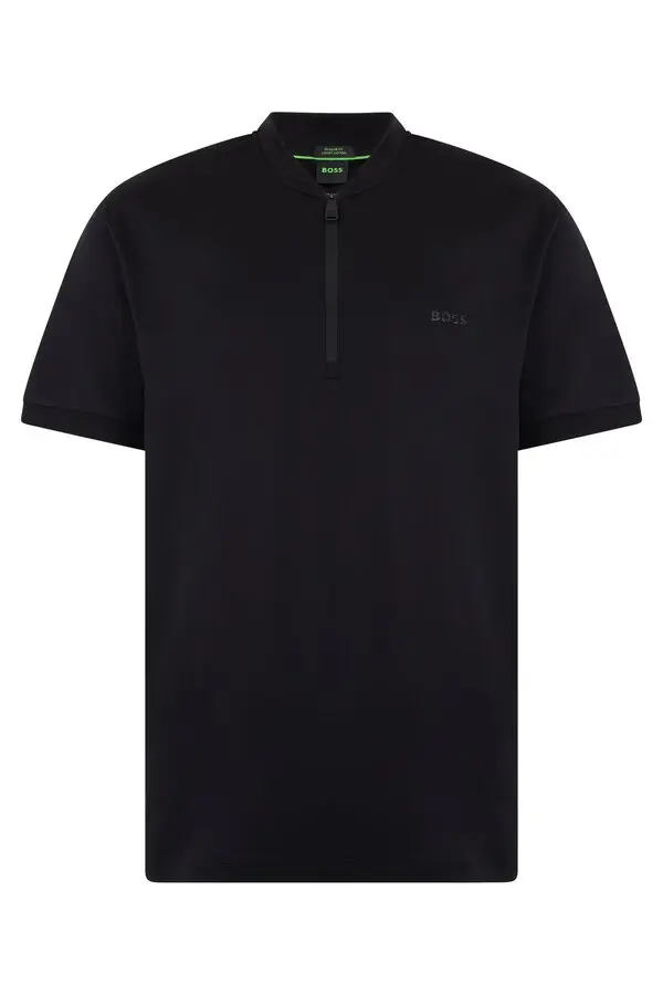 BOSS Half-zip Collar Casual T-shirt