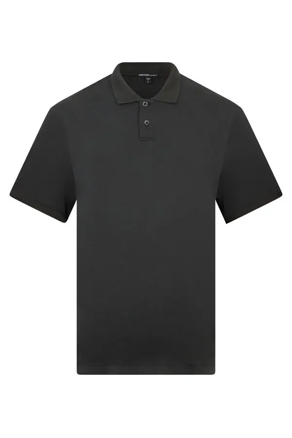JAMES PERSE Classic Short-sleeved Polo Fw24 Collection - Grey
