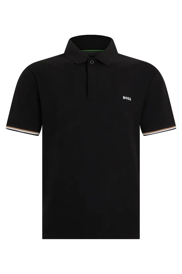 BOSS Short Sleeve Polo In Comfortable Jersey Fabric