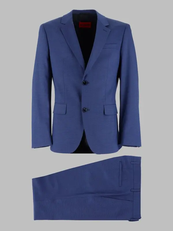 Hugo Tailored Suit Fw26 Collection - Blue