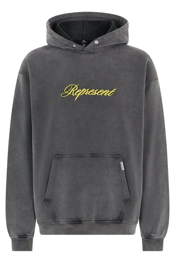 REPRESENT Hooded Sweatshirt With Embroidered Logo Fw25