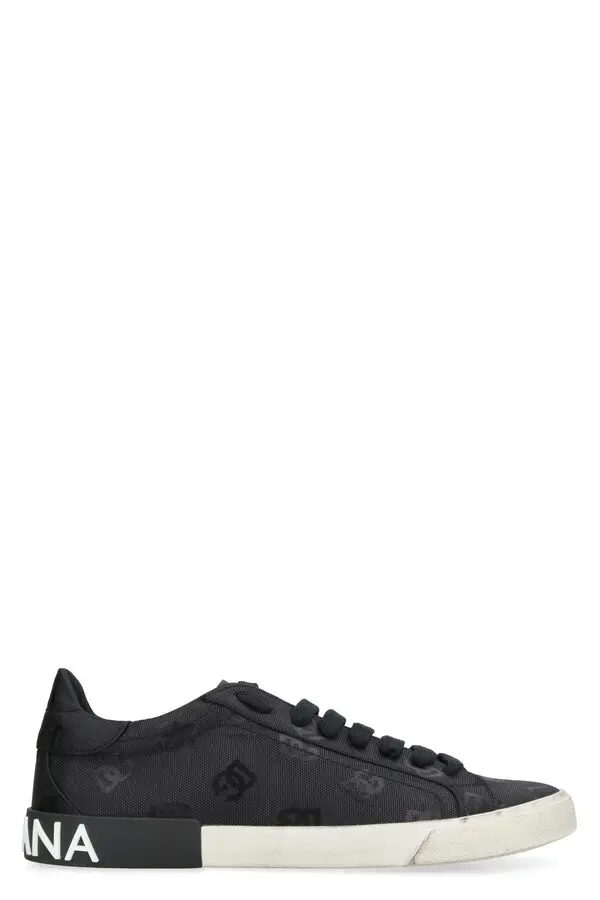 Dolce & Gabbana Portofino Vintage 'all Over Logo - Black