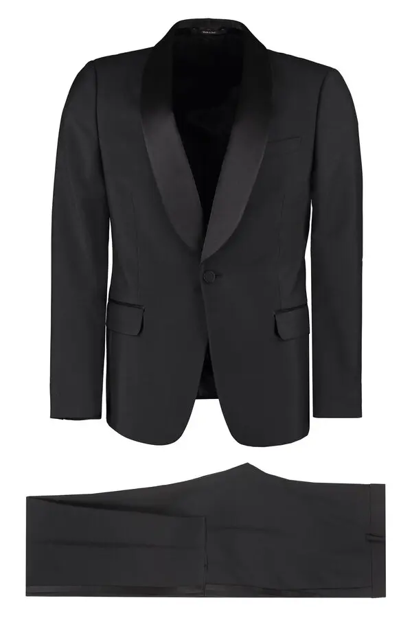 Gucci Wool And Mohair Two Piece Suit - Black