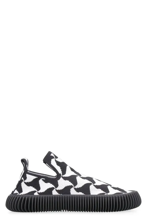 Bottega Veneta Wavy Triangle Slip-on Sneakers - Multicolor