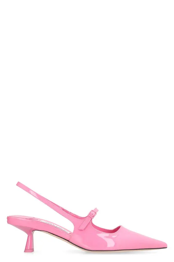 JIMMY CHOO Didi 45mm Patent Leather Pumps - Pink