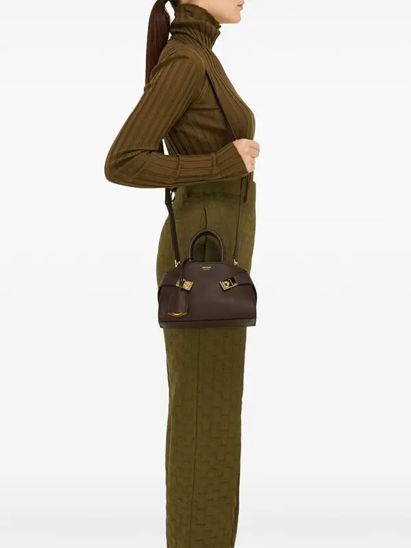 FERRAGAMO Hug Mini Leather Handbag