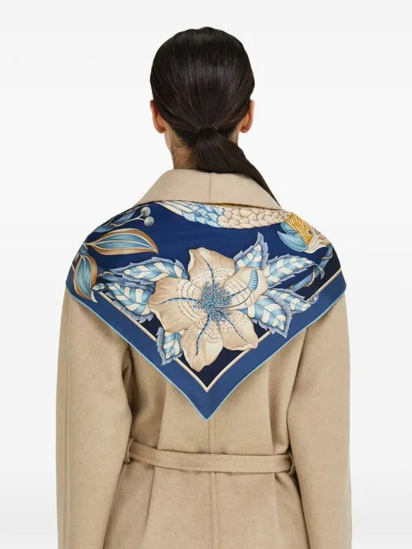 FERRAGAMO Printed Silk Foulard