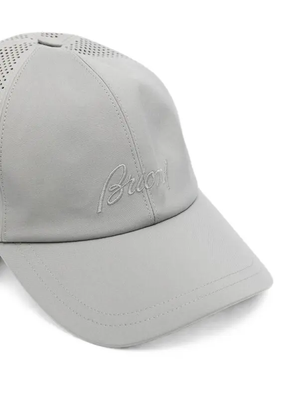 Brioni Embroidered Logo Baseball Cap