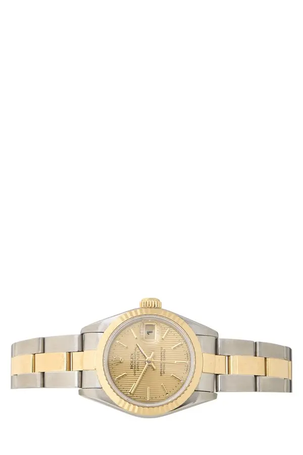 Rolex Two-tone Tapestry Dial Datejust 69173