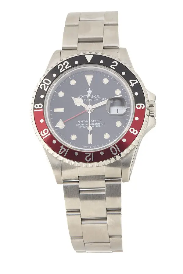 Rolex Stainless Steel Gmt-master Ii Watch - Silver