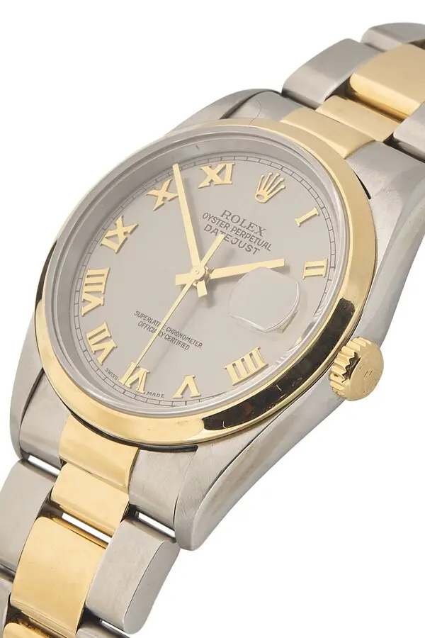 Rolex Two-tone Roman Dial Datejust 16203