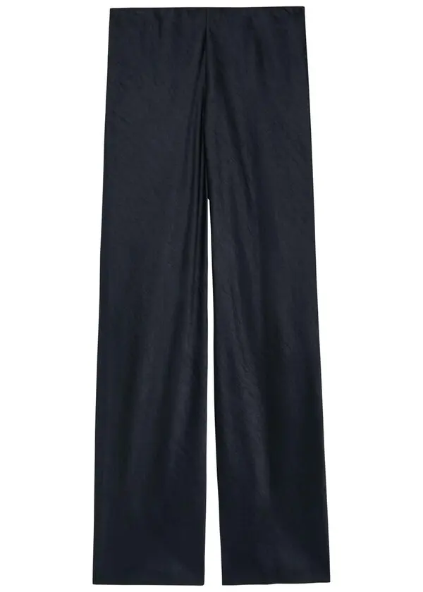 Vince Colette Wide-leg Satin Trousers