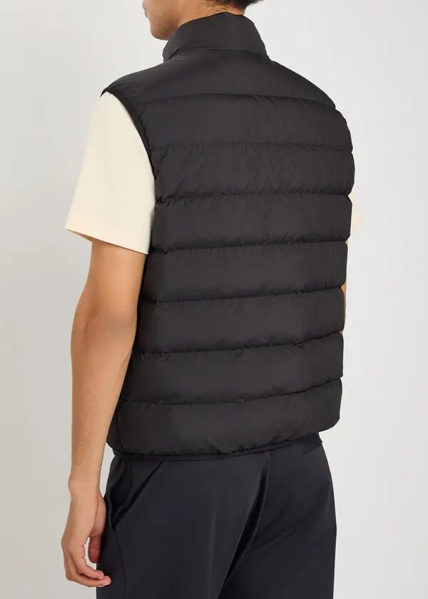 Moncler Contrin Quilted Shell Gilet - Black