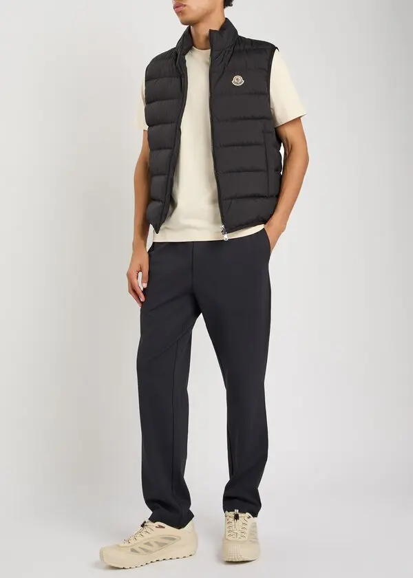 Moncler Contrin Quilted Shell Gilet - Black