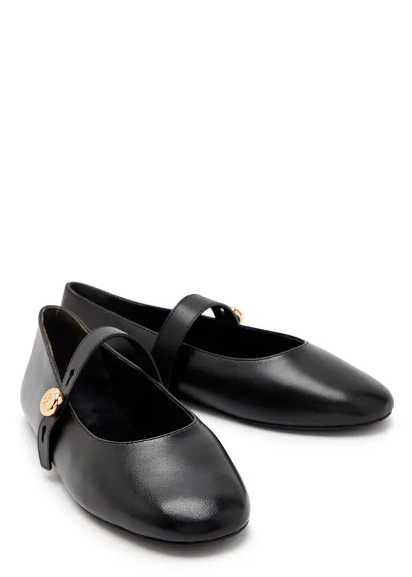 Tory Burch Romy Leather Mary Jane Flats