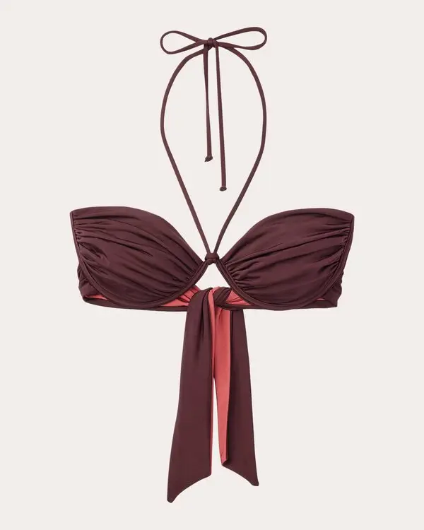 SEAQUELLE SWIM Billow Underwire Balconette Bikini Top