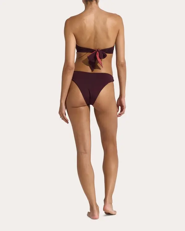 SEAQUELLE SWIM Billow Underwire Balconette Bikini Top