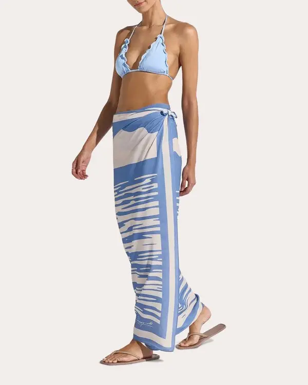 SEAQUELLE SWIM Genoa Abstract Voile Pareo
